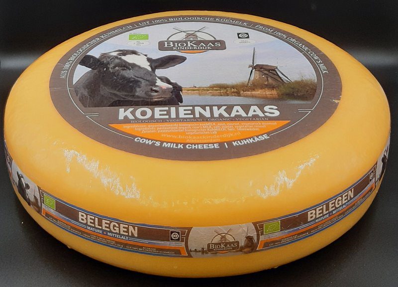 Biologische kaas Belegen - Kaashandel van der Stok